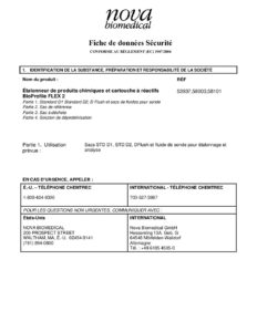 53937, 58003, 58101 [04]-French-SDS – Nova Biomedical Product Documentation